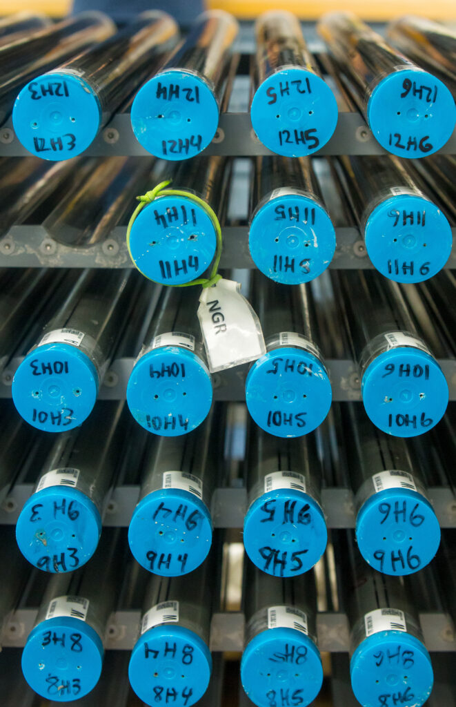 Core rack – Rutgers University Department of Marine and Coastal Sciences